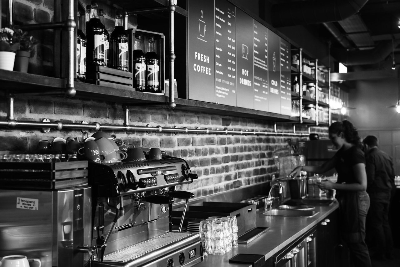 Portland Coffee Co: Interiors Photographer East Midlands Nottingham