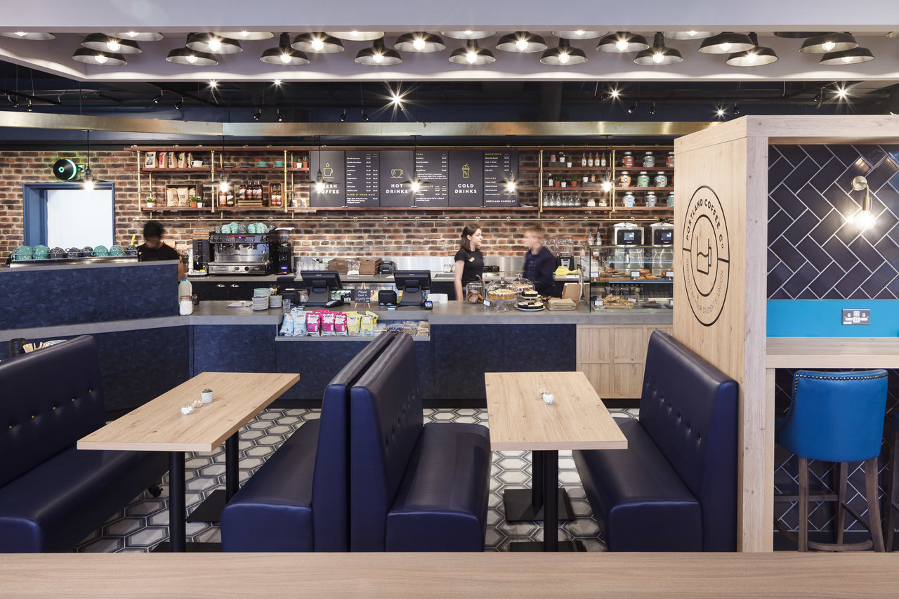 Portland Coffee Co: Interiors Photographer East Midlands Nottingham