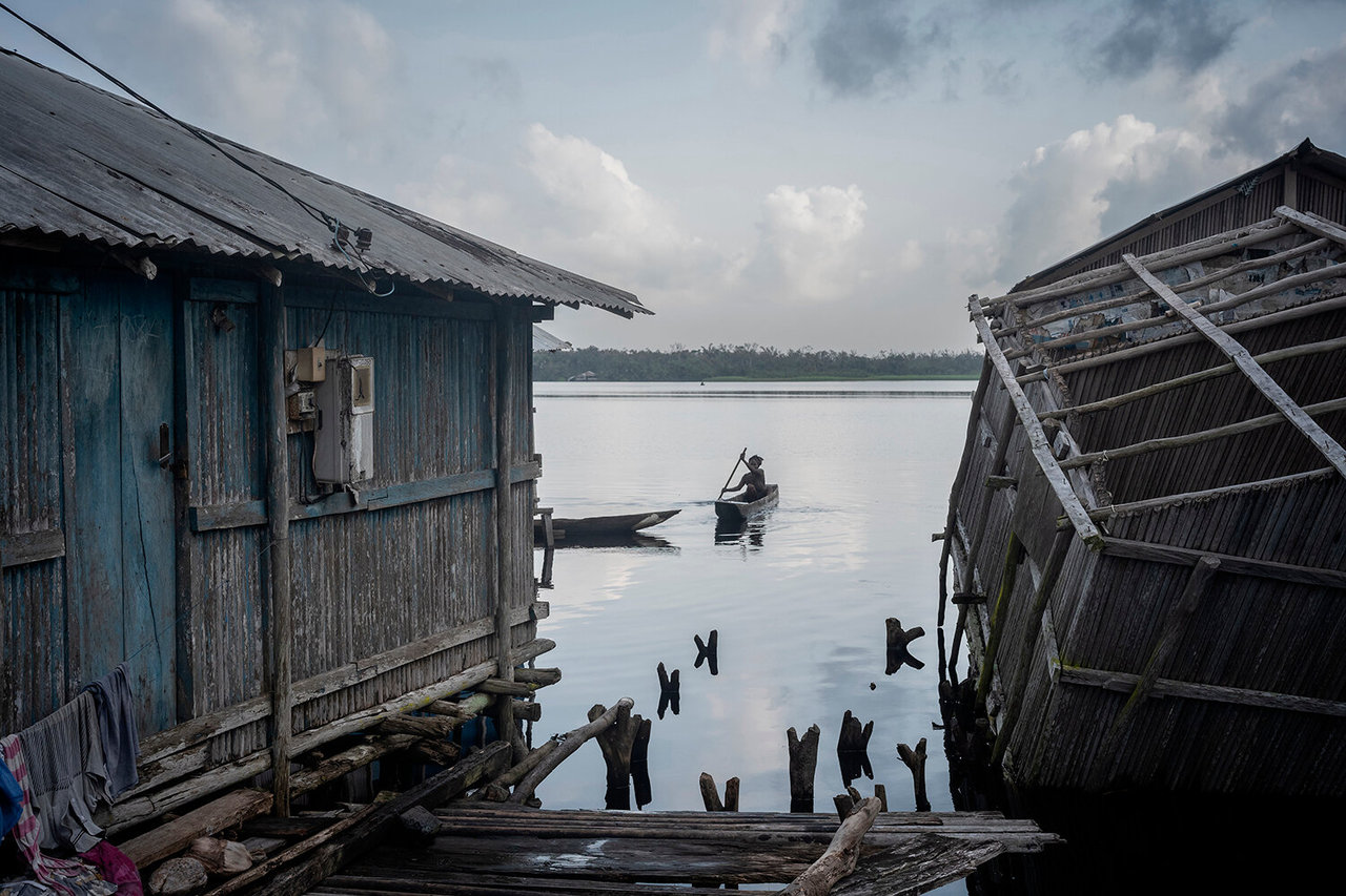Nzulezu. Those who live on the water.