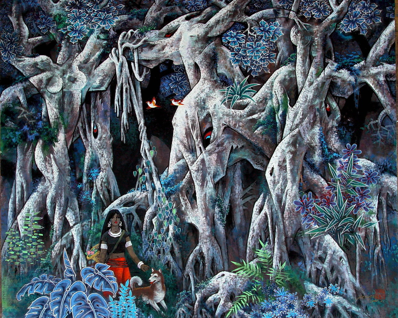 Contemporary Chinese Yunnan Artist, He Yongkun