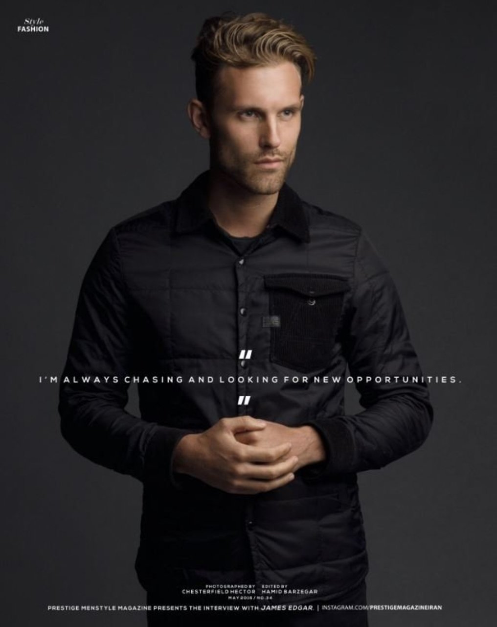 James Edgar for Prestige